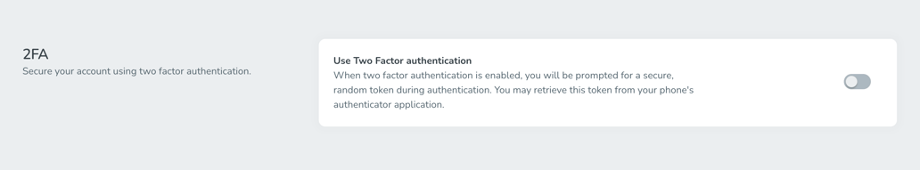 Two-Factor Authentication (2FA)